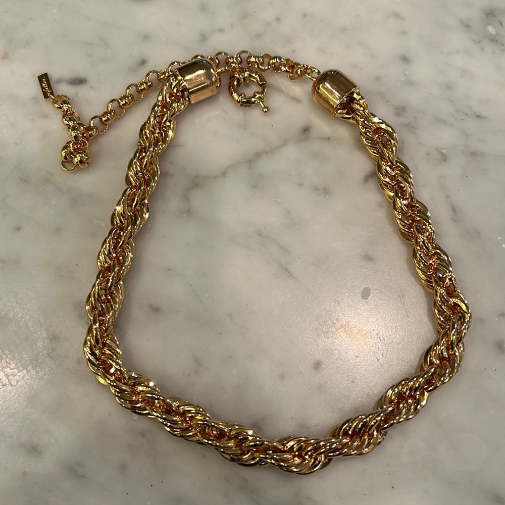 Fallon Signed Chunky Necklace - Gem